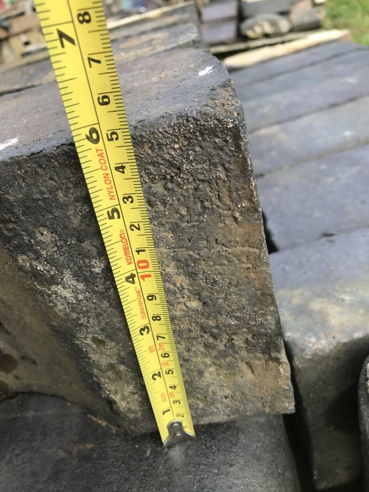 WALL COPING LARGE, CAPS, CAPPINGS, BLUE BRICK, RECLAIMED, DOUBLE BULL ...