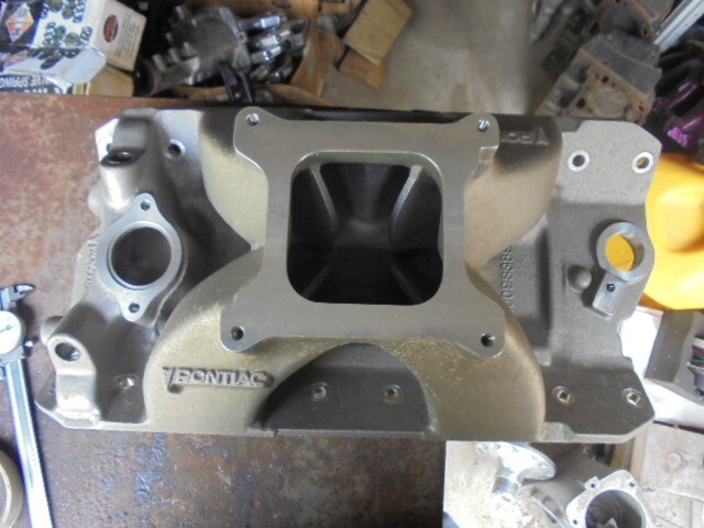 Pontiac GTO LeMans Aluminum Intake 10093389 NOS IMCA IHRA NHRA NASCAR ...