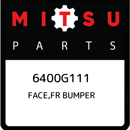 6400G111 Mitsubishi Face,fr bumper 6400G111, New Genuine OEM Part | eBay