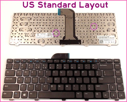 Laptop US Layout Keyboard for Dell Inspiron 15Z-5523 14 5437 15z M431R ...