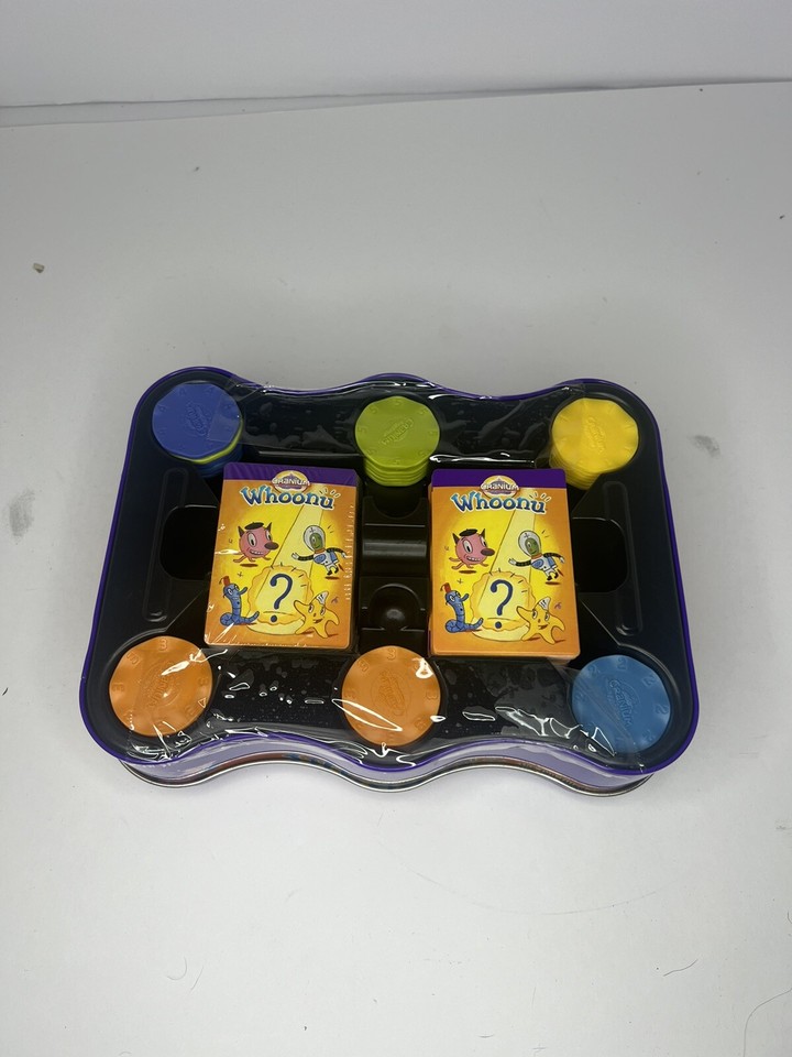 Cranium WHOONU Tin Edition Game EUC 2005 Best Toy Award 100% COMPLETE ...