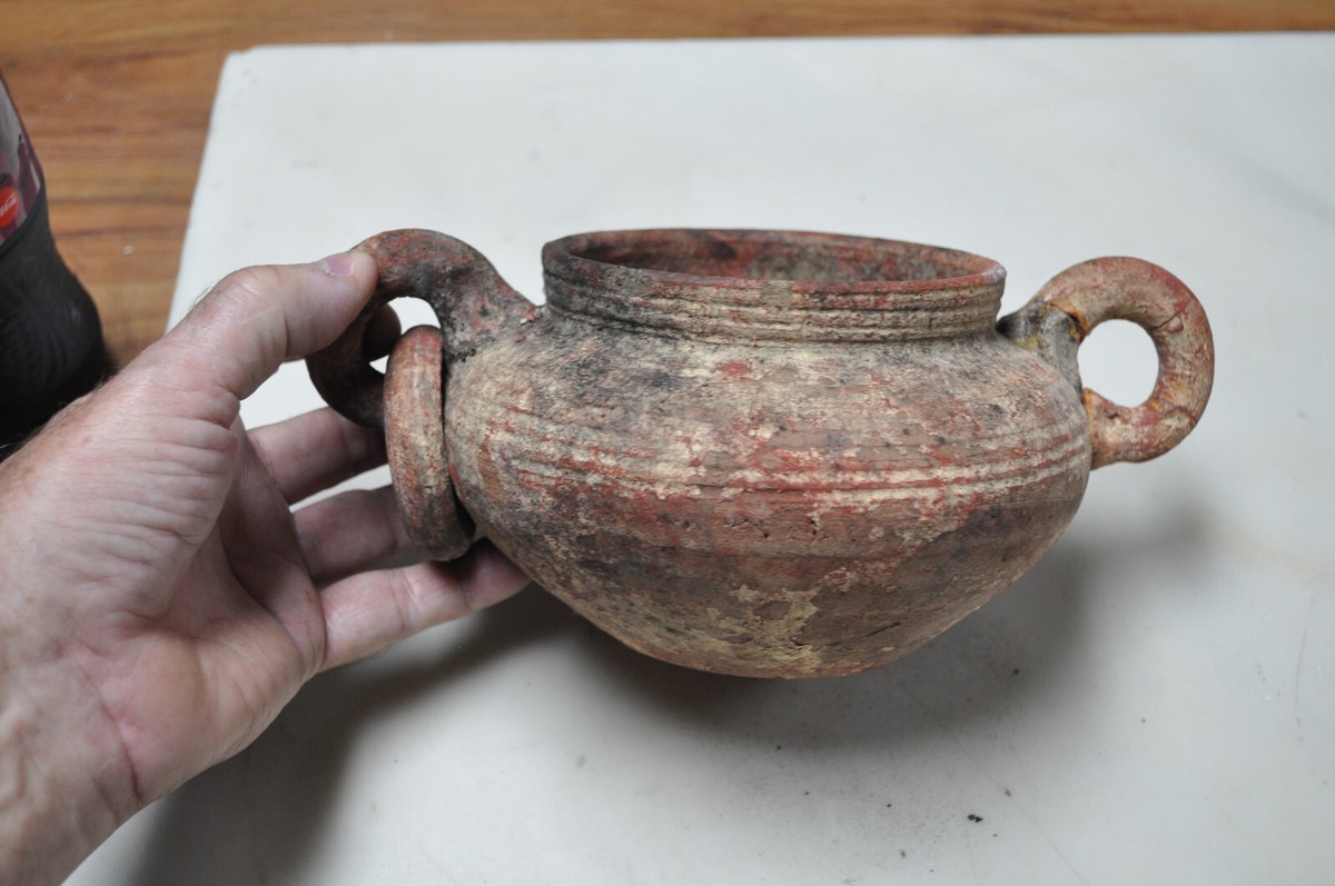 Old Unmarked Pottery Red Clay