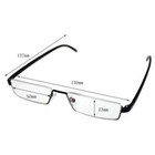 +2.5 Half Rim Reading Glasses Eyeglasses Red Flexible Frame Eyewear ...