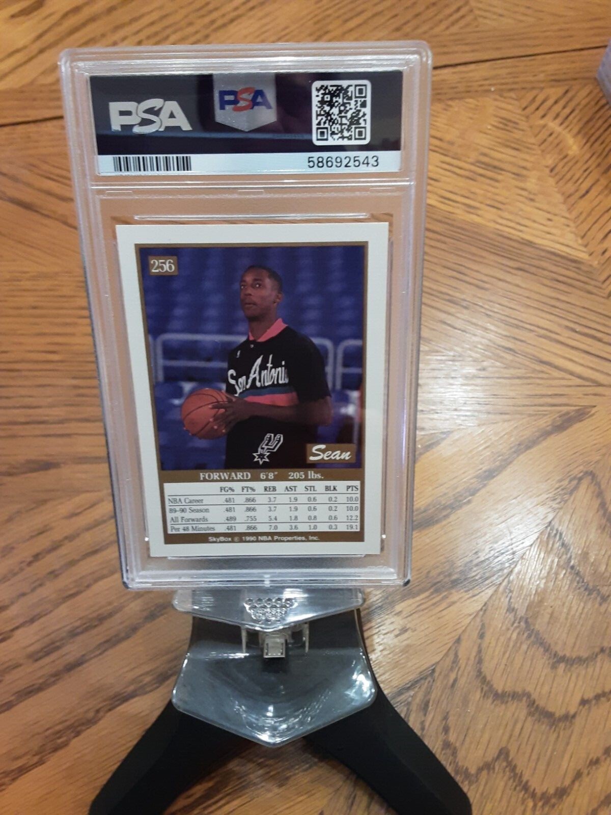 1990 Skybox Sean Elliot Rookie #256 PSA 9 | eBay