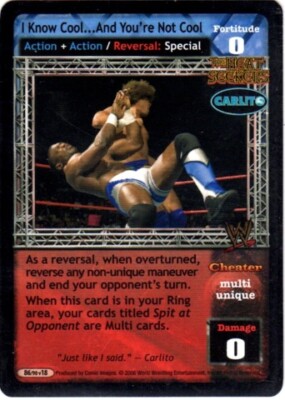 WWE: I Know Cool, And You're Not Cool for Carlito [Played] Raw Deal ...