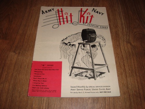 Vintage Army Navy Hit Kit Of Popular Songs "Q" Issue | eBay