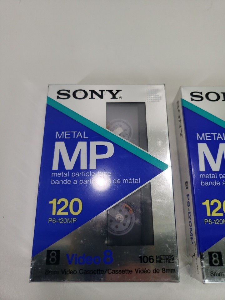 Sony 8mm Video 8 P6-120 MP Camcorder Cassette Tape 120 Minute New | eBay