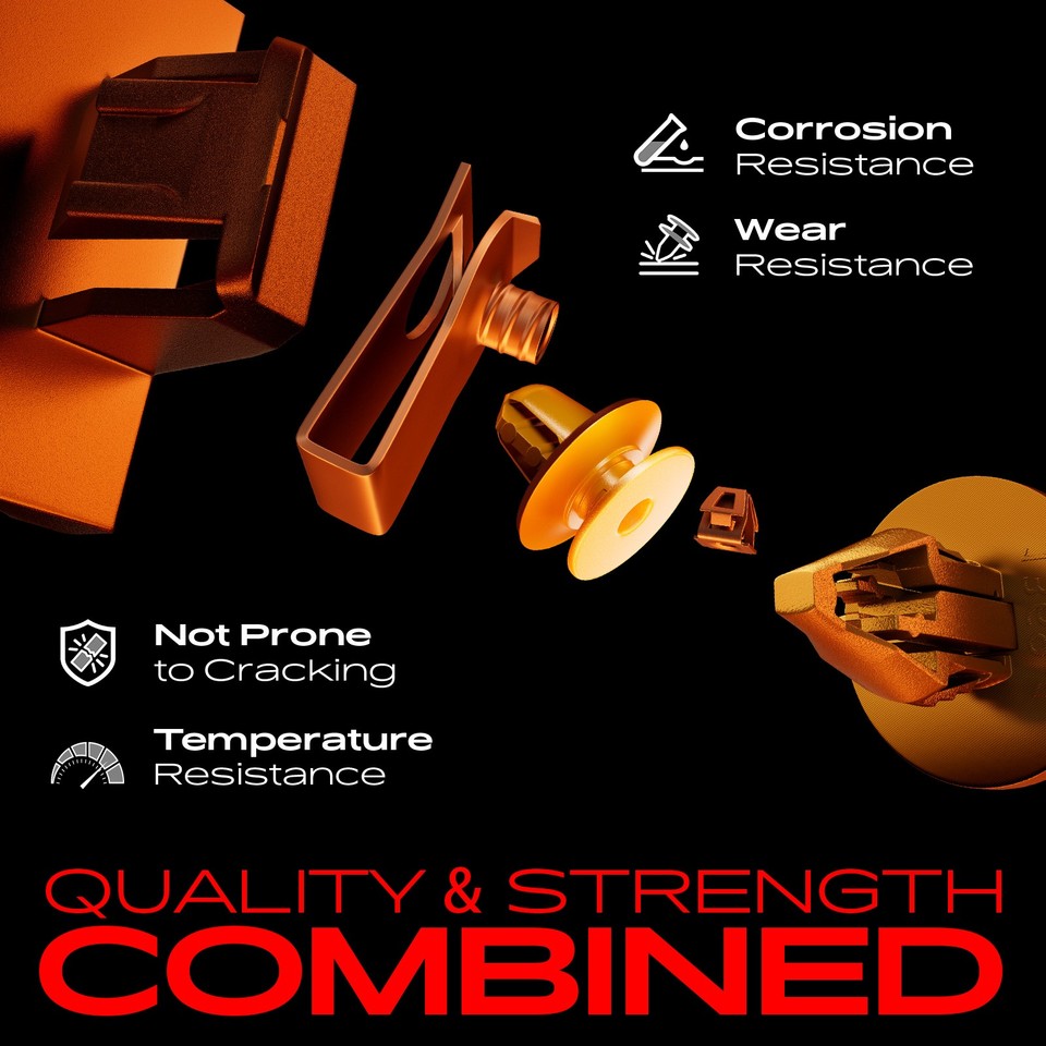 98Pcs Bumper Fender Trim Clips Retainer Fastener Kit for Jeep WK2 Grand ...