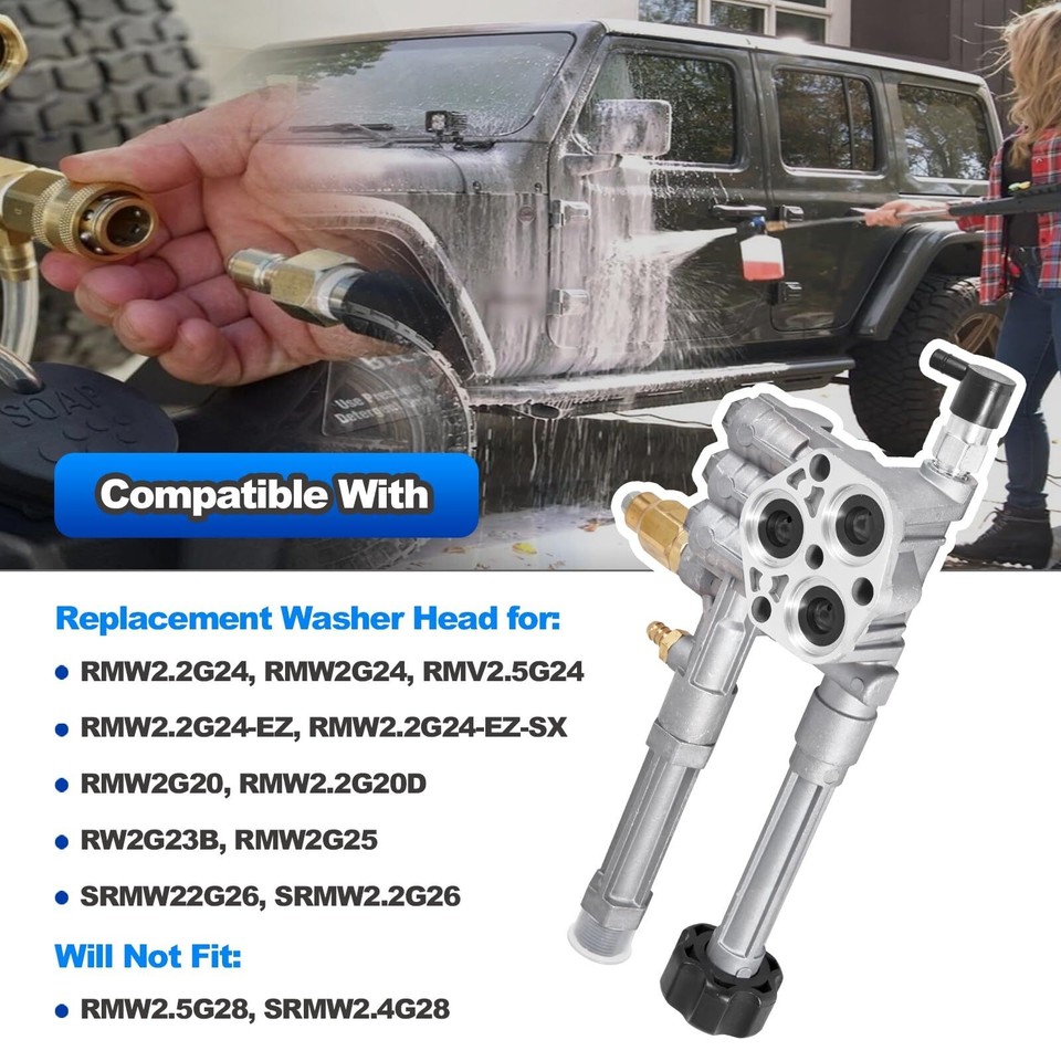 RMW / SRMW Pressure Washer Pump Head Assy For Troy Bilt Complete AR42518 AR43061 | eBay