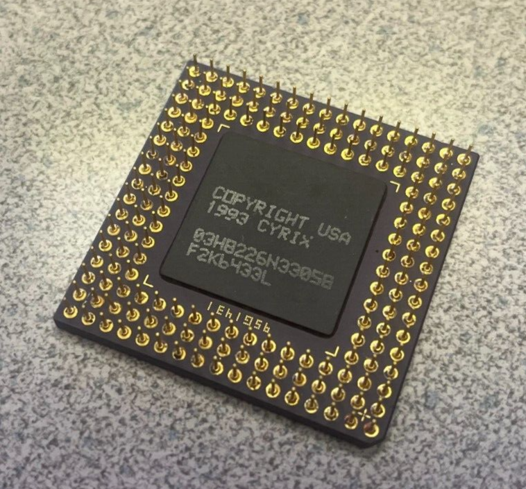 Vintage Cyrix Cx486 DX2 50-MHz Cx486DX2-50GP CPU 1993 Rare, ship today ...