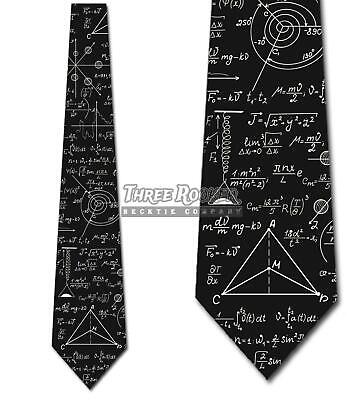 Science Ties Mens Physics Equation Necktie Education Tie | eBay Australia