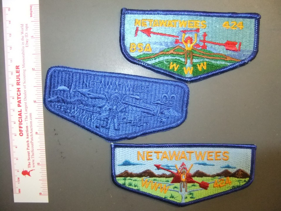Boy Scout Lodge 424 Netawatwees 9 different Vigil flaps 7174CC | eBay