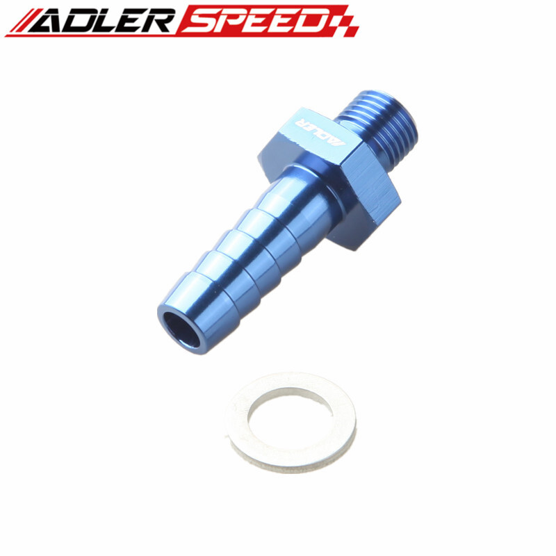 M10x1.0 M12x1.5 M14x1.5 M18x1.5 To Hose Barb Fitting Adapter Fuel Pump ...
