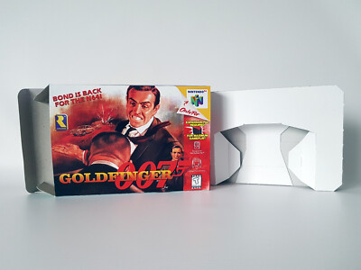 Goldfinger 64 USA NTSC N64 Nintendo 64 Box & Tray | eBay