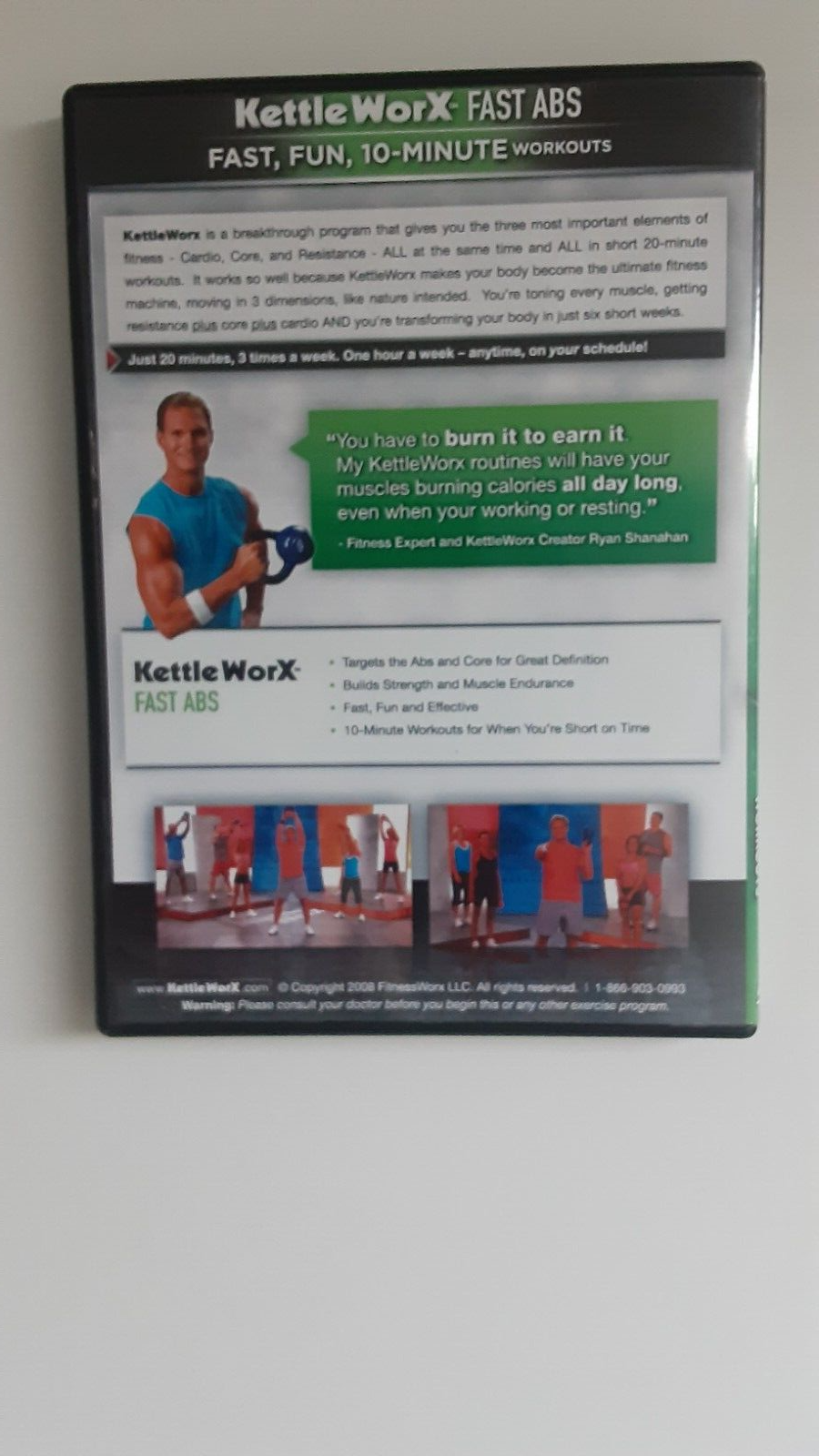 Kettle Worx / Fast ABS 10-Minute Workouts- DVD | eBay