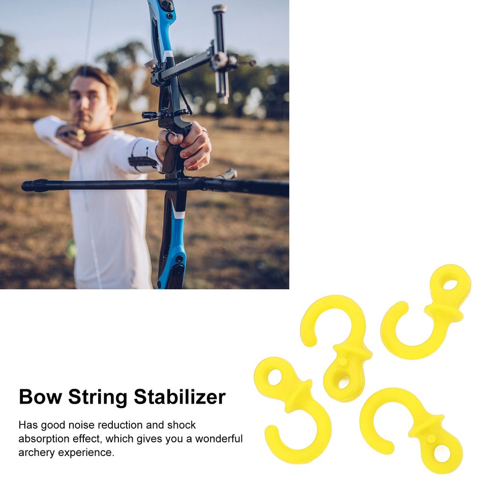 4Pcs Archery Bow String Silencers Monkey Tail Compound Bow String ...