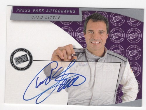 Chad Little 2003 Press Pass Authentics NASCAR Autograph Card Auto | eBay