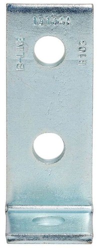 B-Line B104HDG, 4-Hole, Hot Dip Galvanized, Corner 90D Strut Angle ...