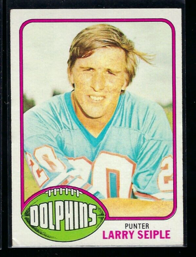 1976 Topps Football #172 - Larry Seiple - Miami Dlphins | eBay