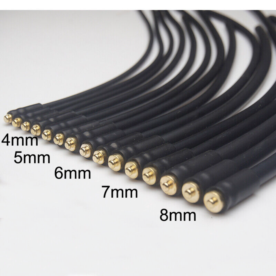 Electric E-stim Set Silicone Urethral Sounding Stretcher Penis Plug ...