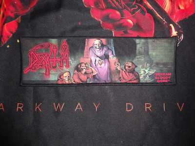 Death Back Patch Back Strip Death Metal Scream Blood Amorphis xx | eBay