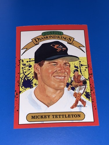 1990 Donruss Diamond Kings Mickey Tettleton Baseball Card #5 Baltimore ...