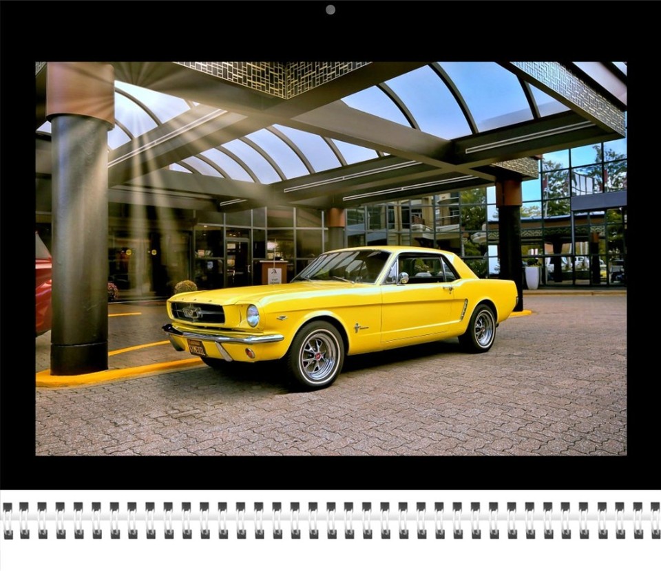 2026 Mustang HorsePower 12 month Wall Calendar Start Any Month - Free ...