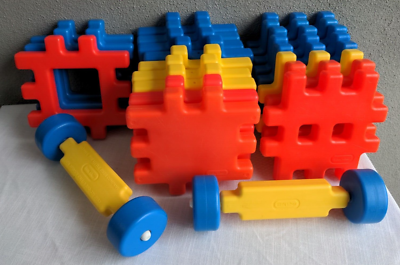 Jumbo Plastic Waffle Building Blocks Products Waffle Play Cube Blocks