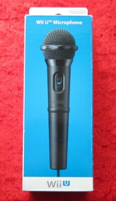 Original Nintendo Wii-U Mikrofon, Wii U Microphone, Neu OVP | eBay