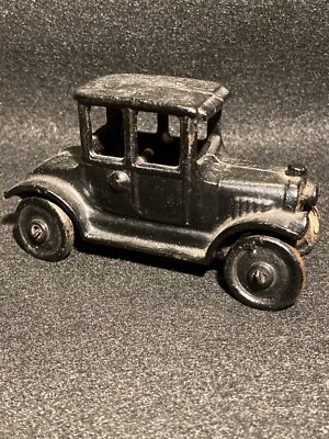 Vintage AC Williams Cast Iron Ford Model T Coupe Toy Car | eBay