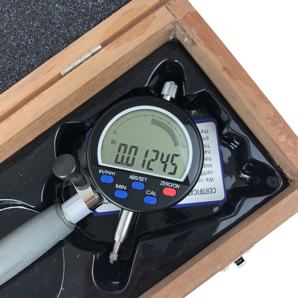 Electronic Bore Gauge 2"-6" Digital Precision Cylinder Measuring Hole ...