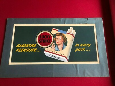 1940's, LUCKY STRIKE, "Original Art Board" & Book (RARE) Vintage | eBay