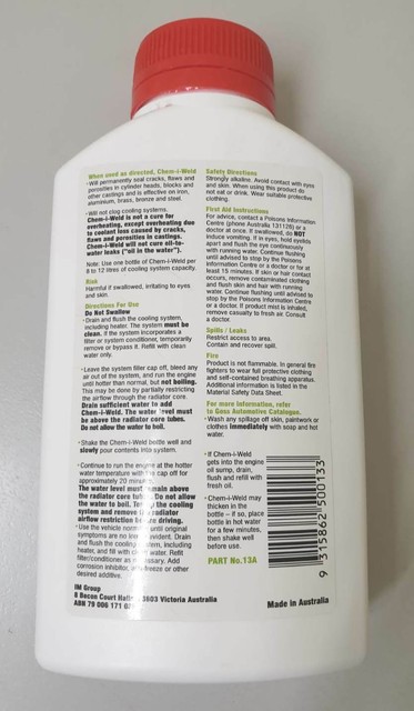 Goss Chemiweld Radiator Stop Leak 325ml 13a for sale online | eBay
