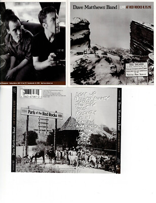 DAVE MATTHEWS BAND - LIVE AT RED ROCKS 8.15.95 (2CD 1997) *17 TRACKS ...