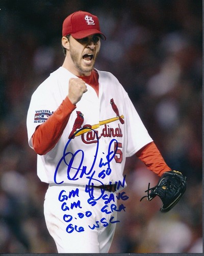 Adam Wainwright Autographed Signed 8x10 Photo Cardinals w/Inscription ...