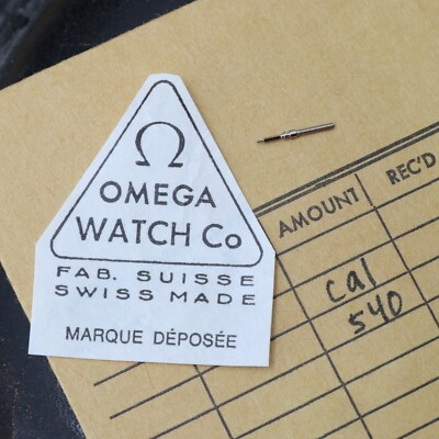 Omega Cal 540 Stem Part New Stock Free Shipping ( 1 Stem ) Watchmakers ...