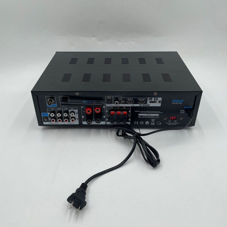 Pyle 400W Stereo Amplifier Receiver - BT Home Audio Amplifier PHDA6BT ...