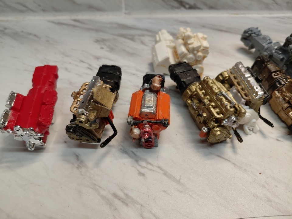 HUGE Lot Of 11 Vintage Big Rig Engines/ Rat Rod Misc. Parts Lots More ...