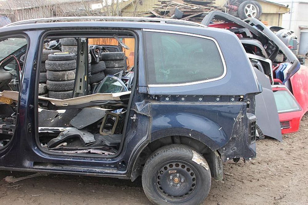 Kotfl gel links hinten Seitenwand VW SHARAN (7N1, 7N2) 2.0 TDI 4MOTION ...