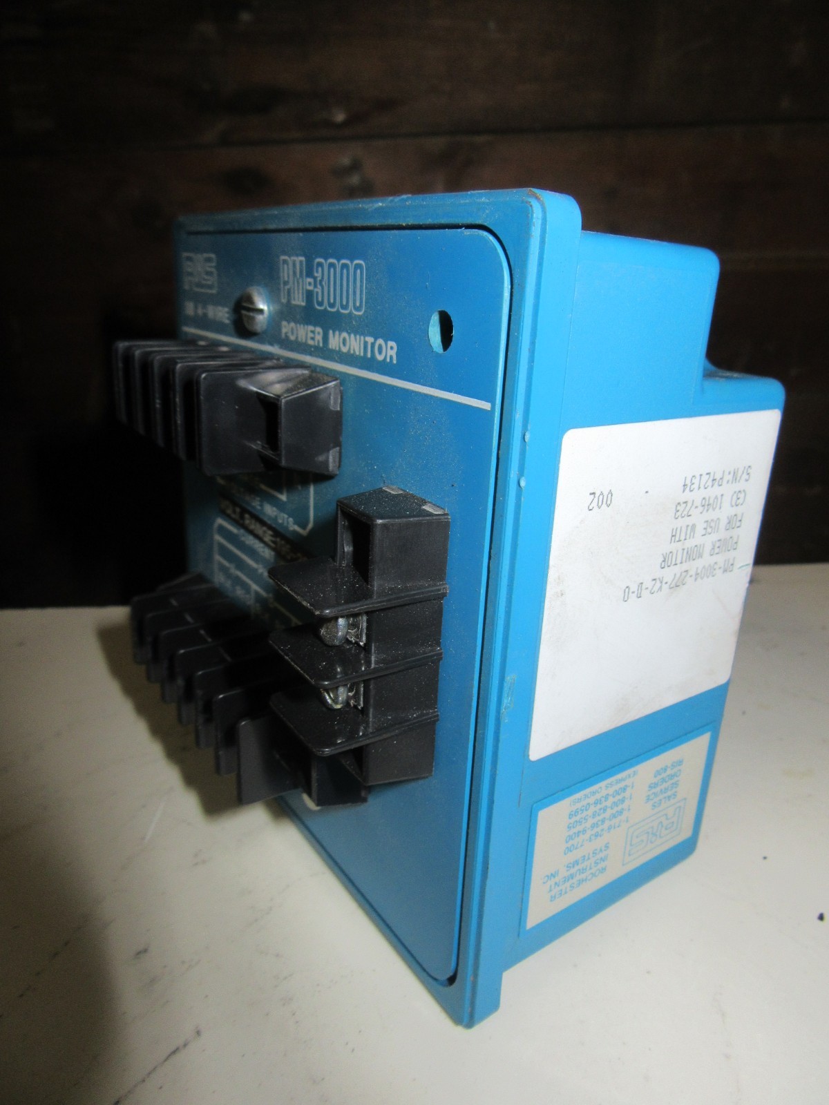 RiS ROCHESTER INSTRUMENTS PM-3000 POWER MONITOR 4 W 195 - 305 V PM-300 ...