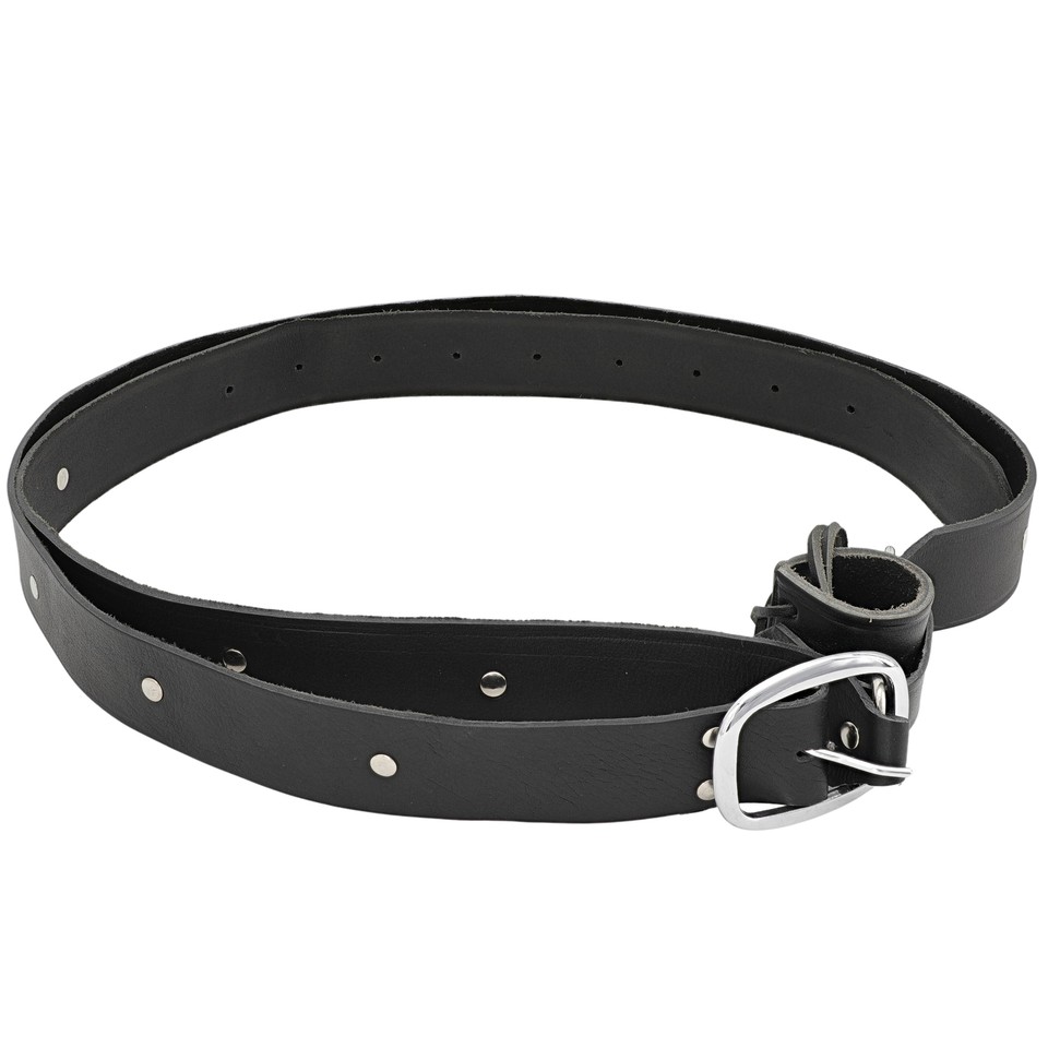 Medieval Genuine Leather Double Wrap Sword Belt with Adjustable Frog ...