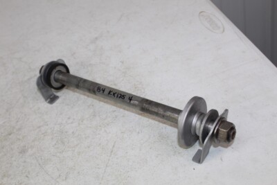 1984 Kawasaki KX125 OEM Rear Axle with Spacers KX 125 84/4 | eBay