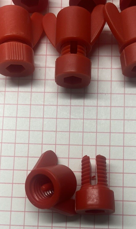 Nylon Split Bolt & Nut Curtain Thumb Bolt QC Supply #90220 Beesley ...