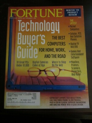 Fortune Magazine December 1998 Technology Buyer's Guide Pocket ...