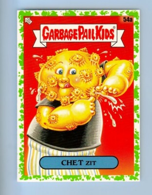 2021 GPK Garbage Pail Kids Food Fight 54a Chet Zit Booger Green | eBay
