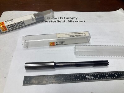 SANDVIK X272000X, Carbide 6-Flute Coolant Step Reamer, 8.27mm / 8.71mm ...