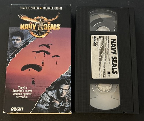 Navy Seals VHS Charlie Sheen Michael Biehn Joanne Whalley-Kilmer Orion ...
