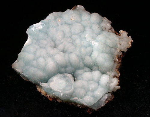 MINERALS : BLUISH BOTRYOIDAL HEMIMORPHITE ON THIN MATRIX FROM 79 MINE ...