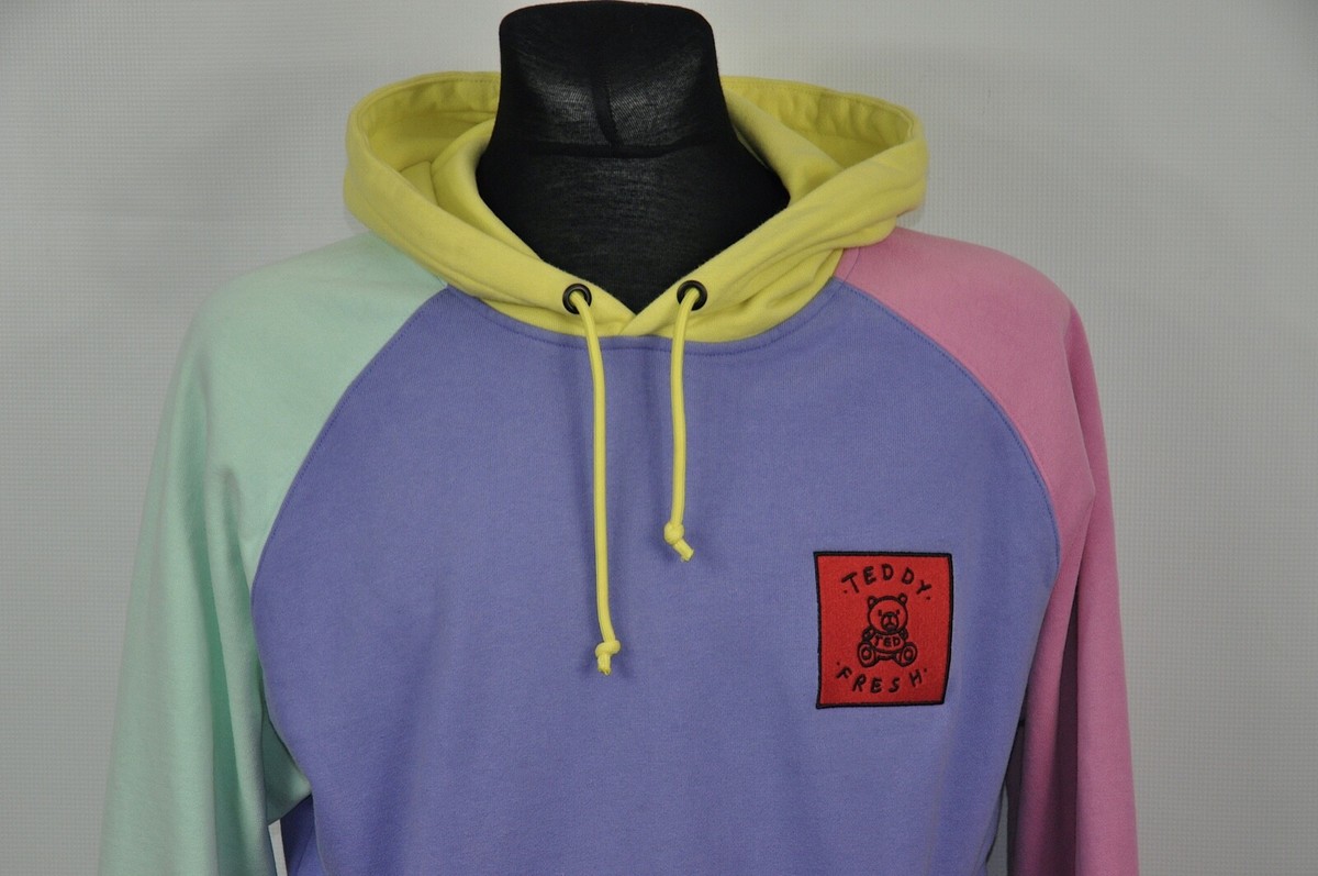 Teddy Fresh Color Block Pullover Hoodie Sweatshirt Men's Teddy Fresh Color Block Pullover Hoodie Sweatshirt Men's