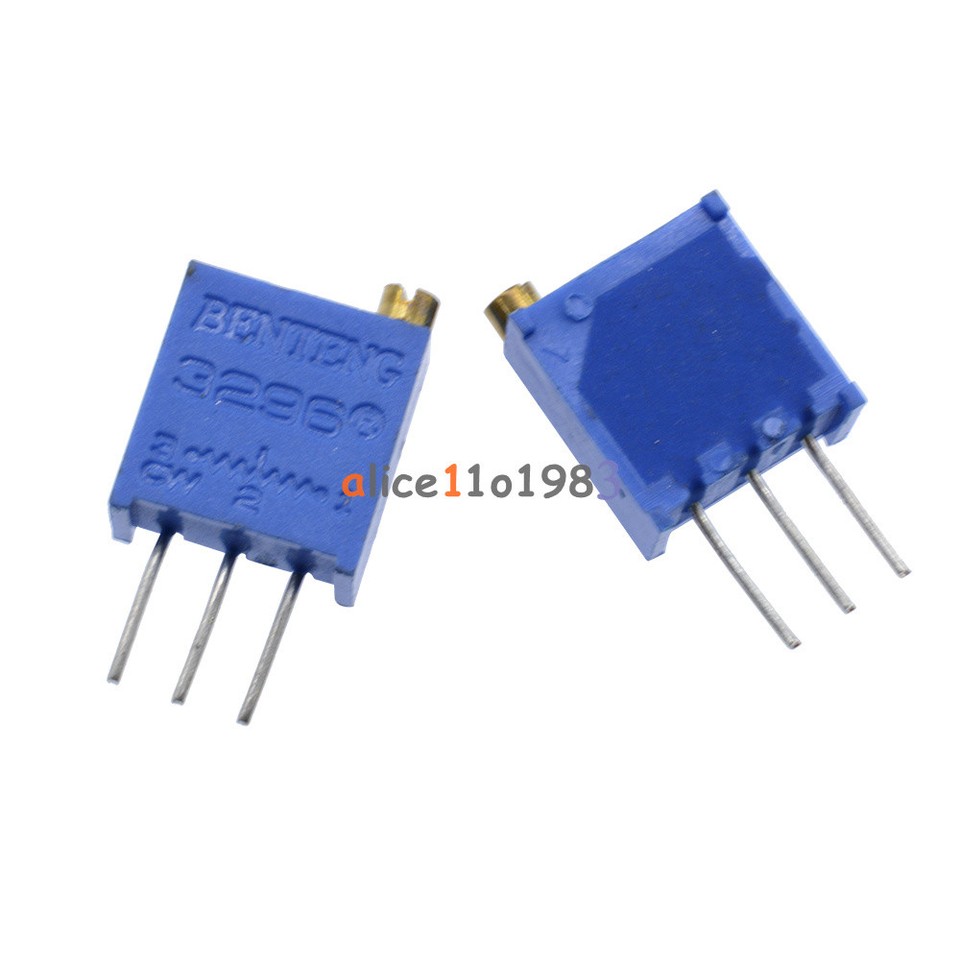 50Pcs 3296W-502 3296 W 5K ohm Trim Pot Trimmer Potentiometer Top | eBay